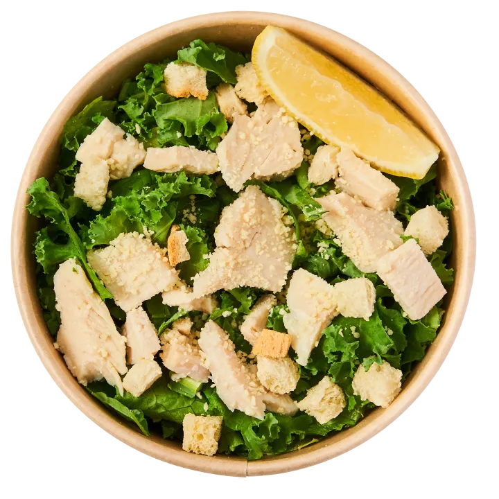 ケールシーザー チキンサラダ Kale Caesar Chicken Salad